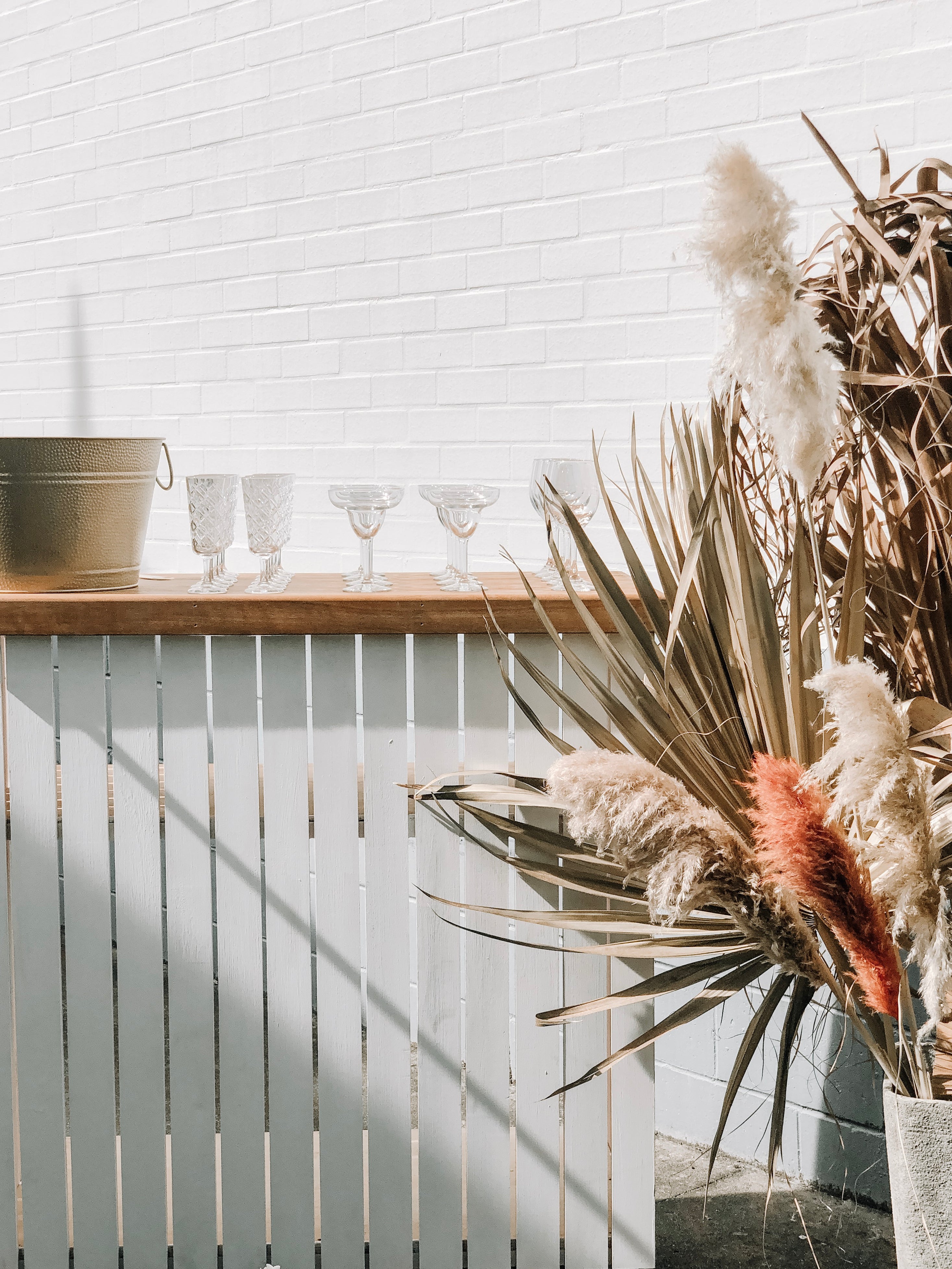 White Hamptons Style Bar – House of Harvey Co.