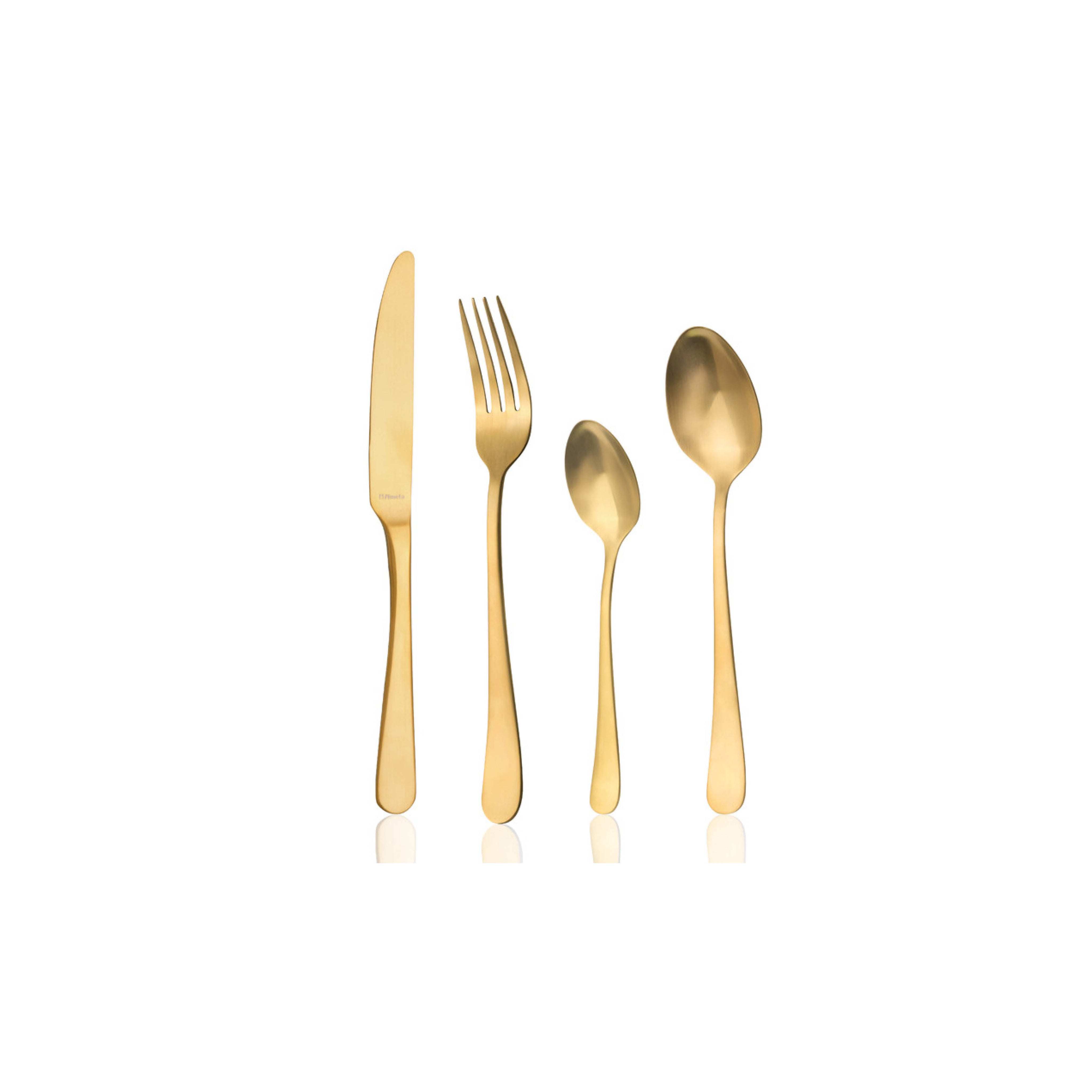 4pcs Gold Cutlery Set – House of Harvey Co.