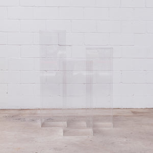 Rectangular Plinths Clear Acrylic (Set of 3) – House of Harvey Co.