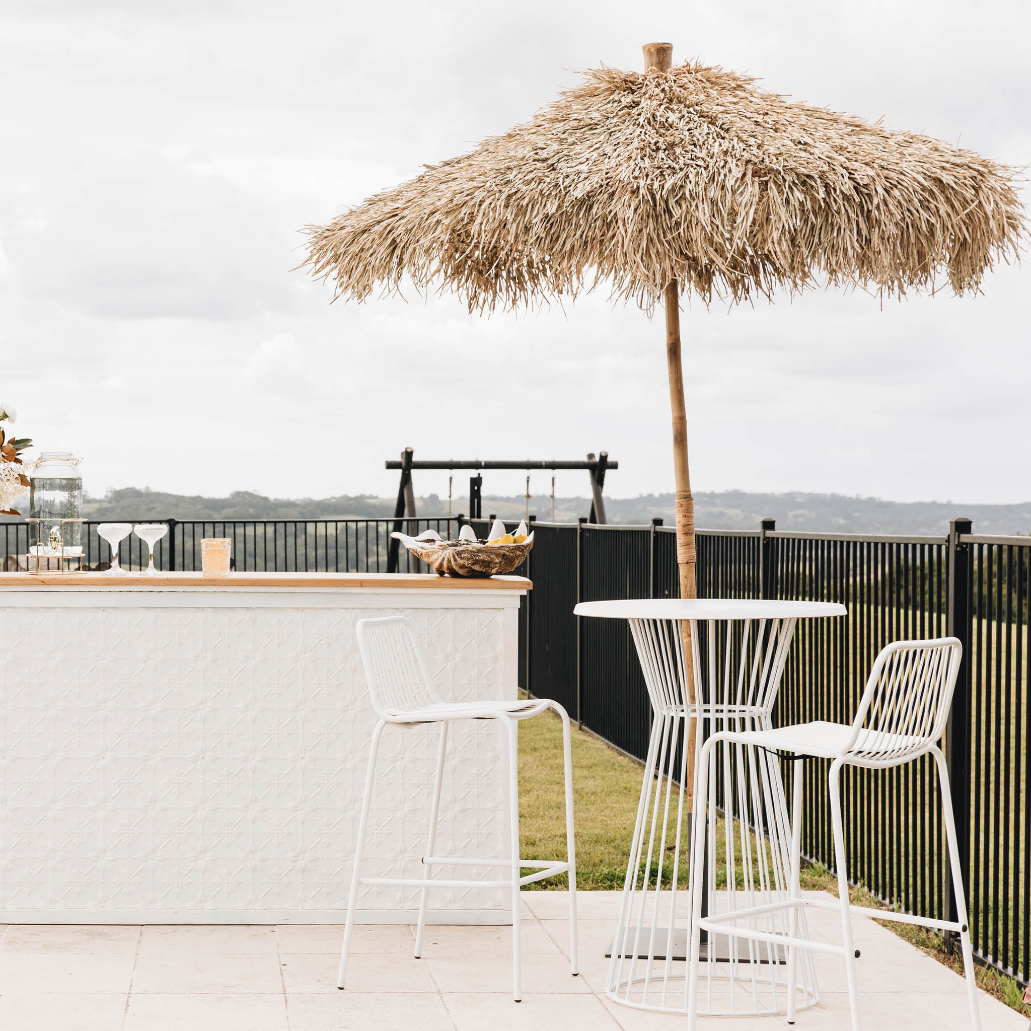 Raffia Umbrella – House of Harvey Co.